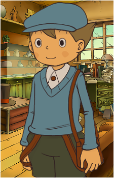 Luke Triton | Professor Layton and the Curious Village - Mudae
