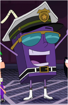 Officer Concord the Juice Time Juice Box Flavor Cop | Phineas and Ferb ...